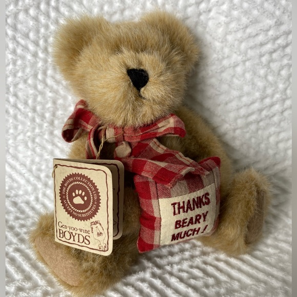 Boyds Bears | Toys | Nwt Vintage Boyds Collection Merci Bearcoo Bear ...